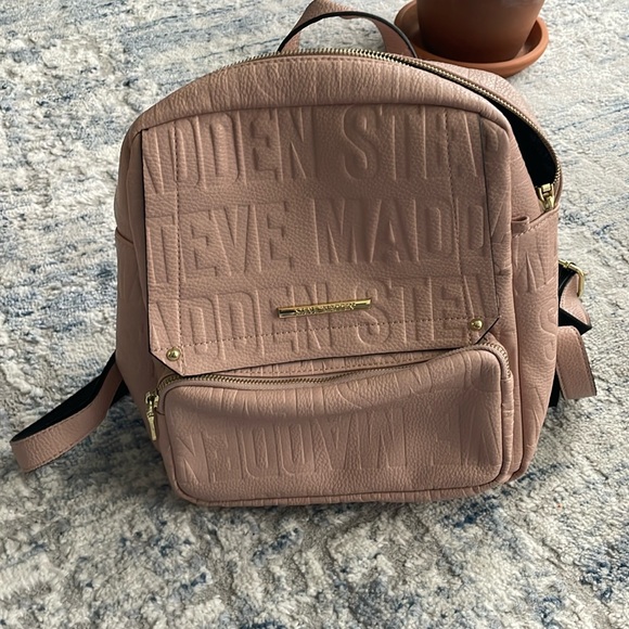 Steve Madden | Bags | Steve Madden Light Pink Backpack | Poshmark